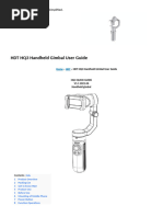 m01 3 Axis Gimbal Stabilizer Manual | PDF | Electromagnetic ...