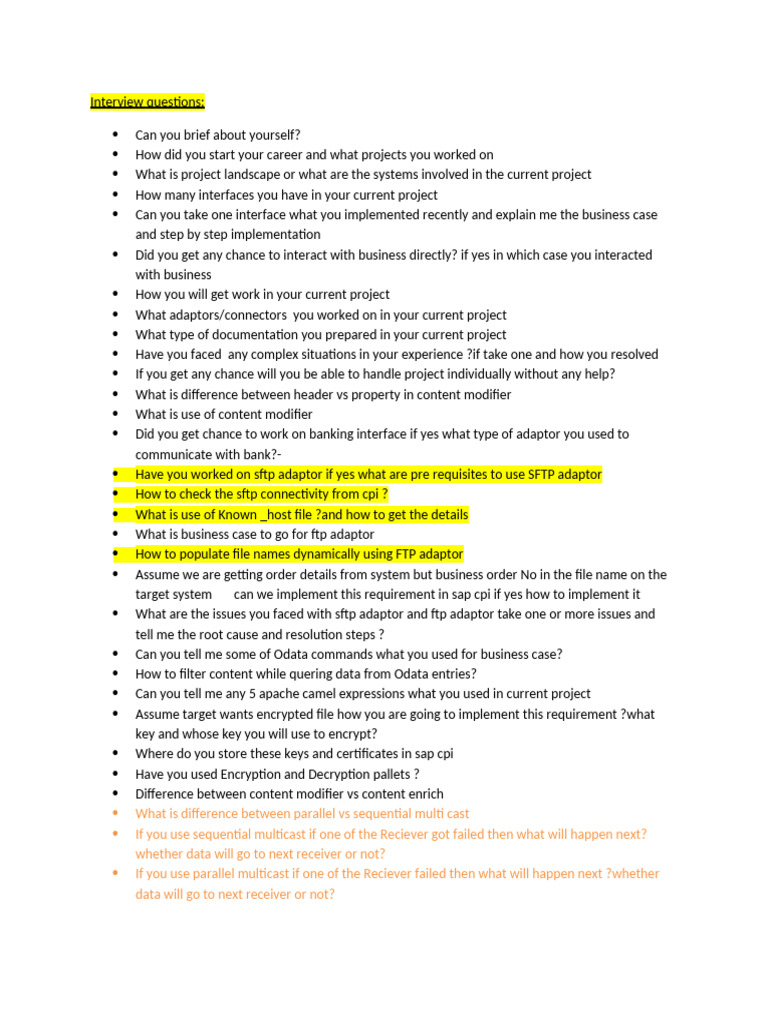 Printout Sap Cpi | PDF | File Transfer Protocol | Secure Shell