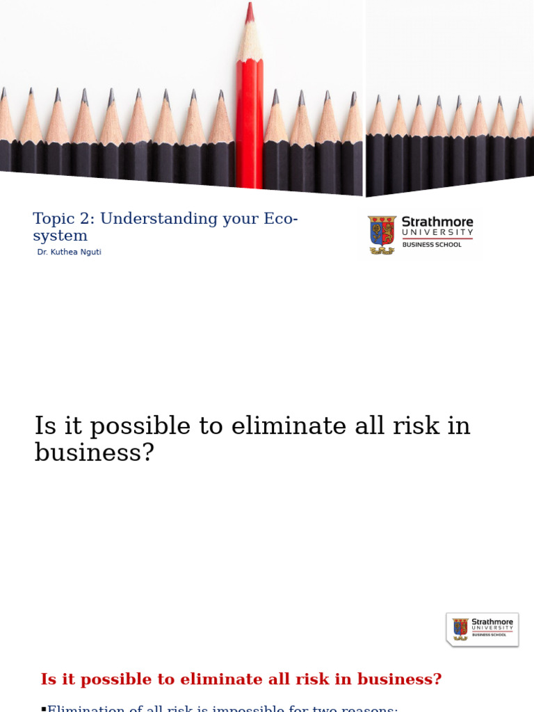 Understanding The Eco-System | PDF | Swot Analysis | Market (Economics)