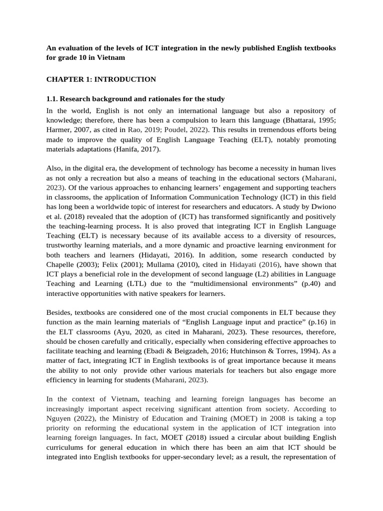 PPL - ICT in Textbooks For Grade 10 | PDF | Educational Technology ...