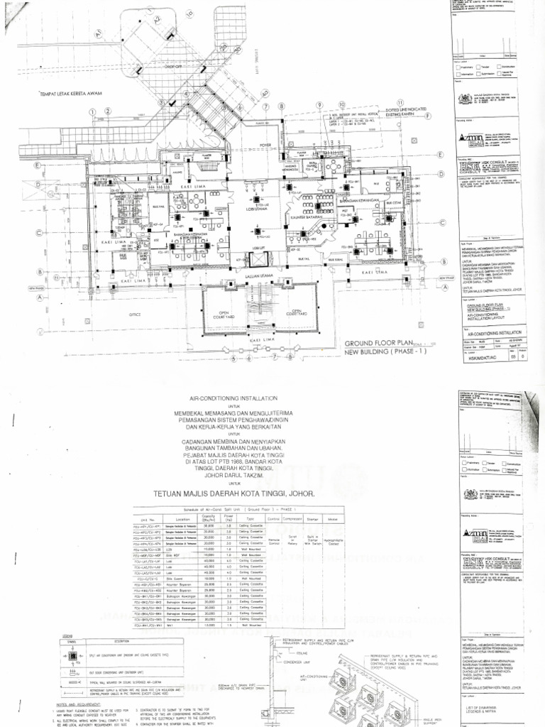Workshop 3 Construction Drawings Air Cond Layout | PDF