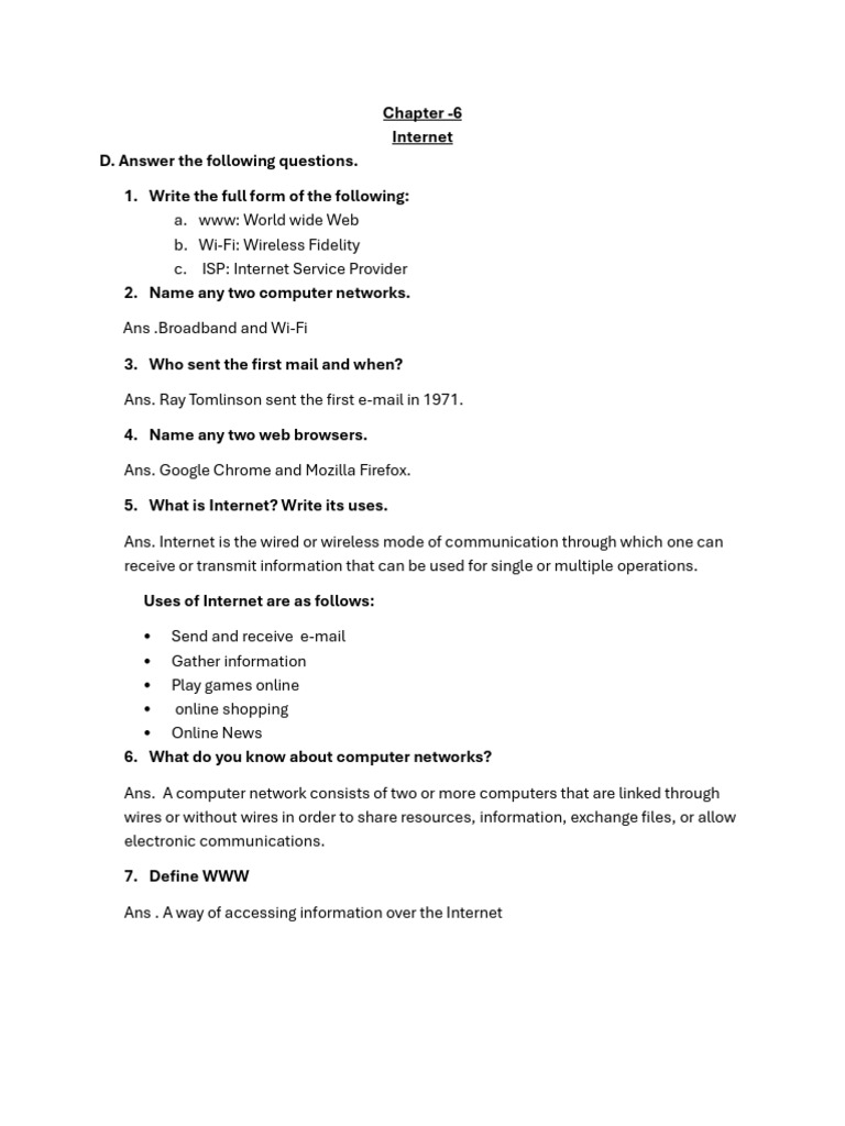 Ch-6 Computer Class - 3 | PDF | Games & Activities | Computers