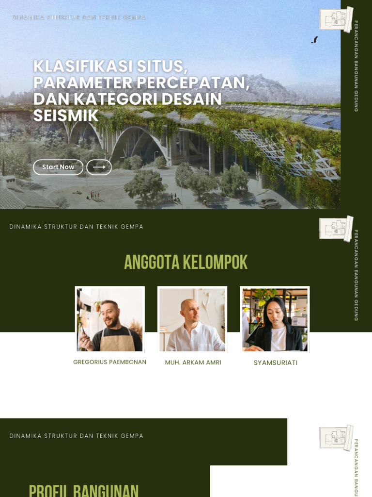 Desain Seismik Gedung STAKN Kupang | PDF