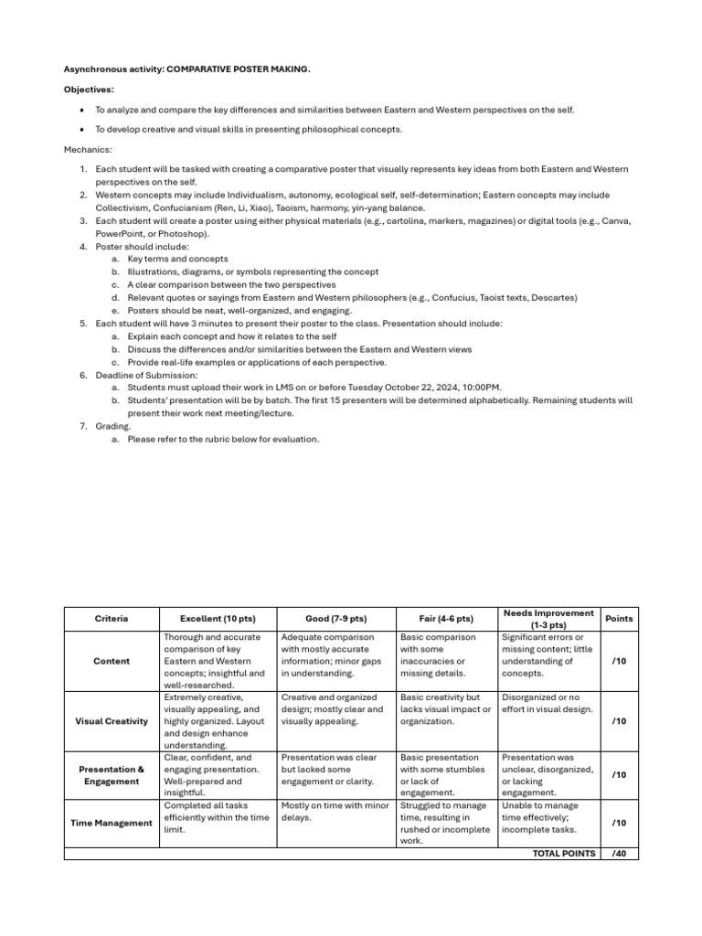 Asynchronous Activity Lesson 5 | PDF | Confucianism | Concept