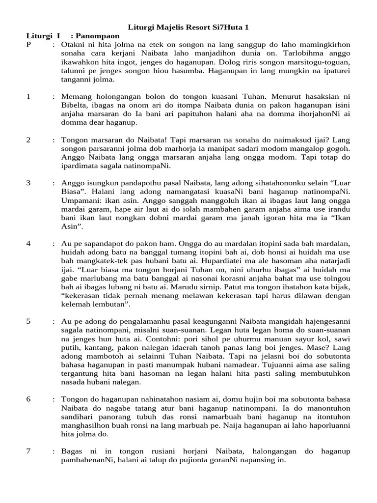 Natal Majelis Resort | PDF | Seni & Disiplin Bahasa | Kajian Bahasa Asing