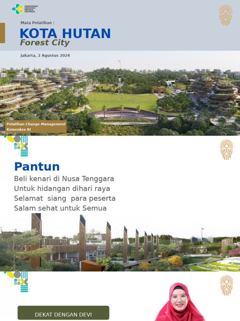 Contoh PPT Microteaching Materi Forest City | PDF | Teknologi & Rekayasa