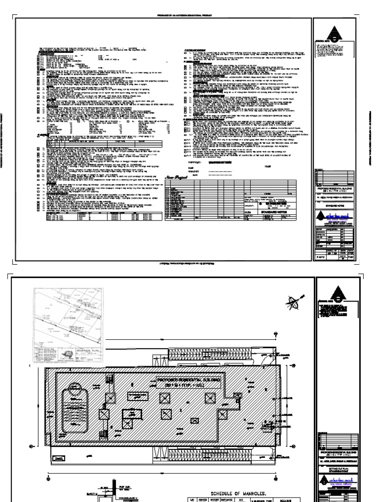 Drainage DWG Notes | PDF