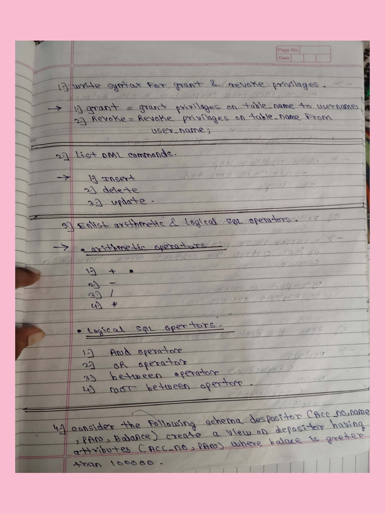 QB of Dbms ct2 | PDF