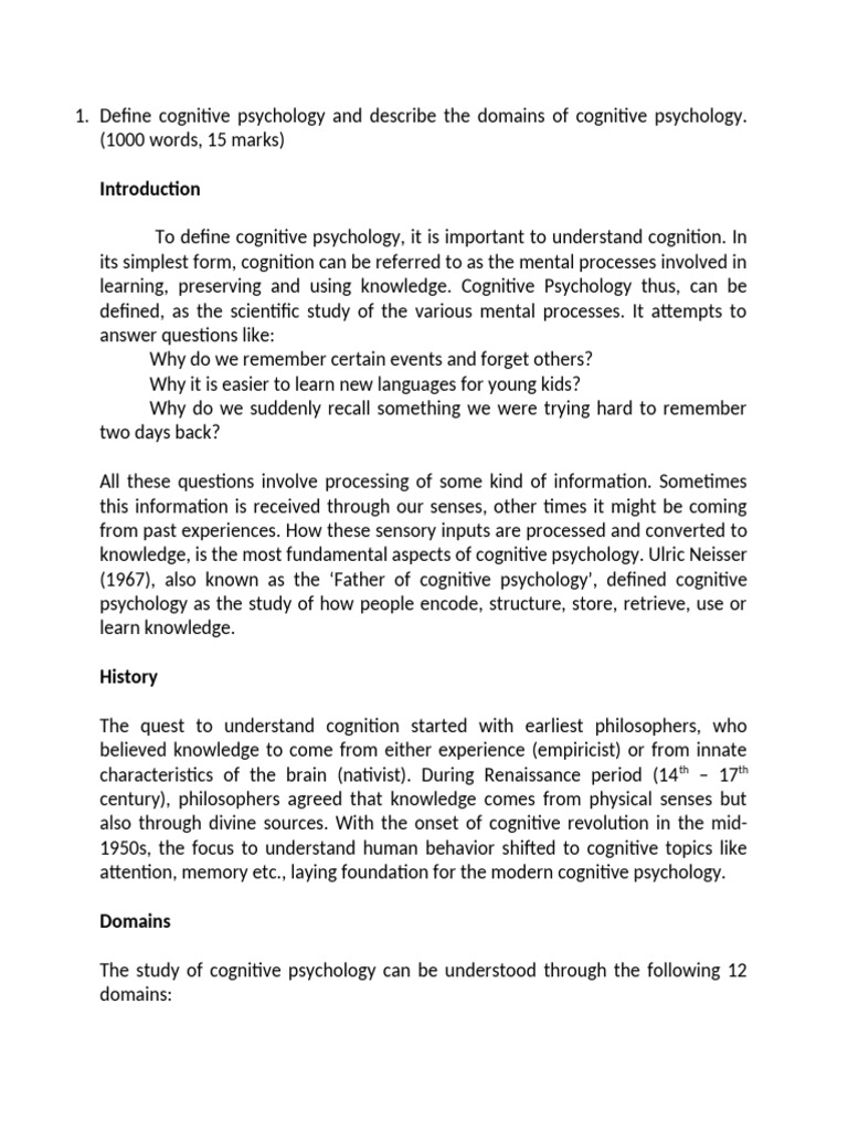 MPC001 | PDF | Cognition | Intelligence Quotient