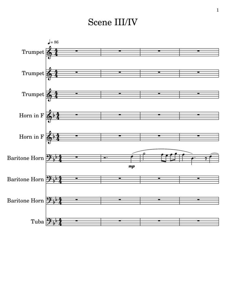 Brass Instrument Composition Breakdown | PDF | Brass Instruments ...
