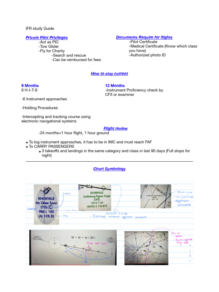 Ifr Study Guide | PDF | Instrument Flight Rules | Aviation