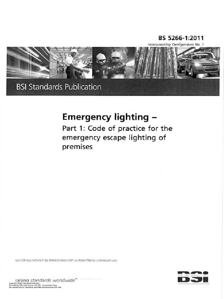 BS5266 1 2011 | PDF