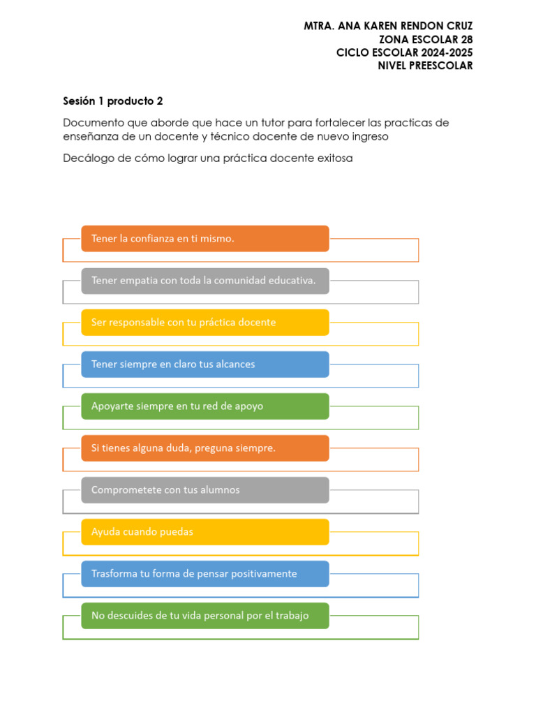 Sesión 1 Producto 2 Ana Karen Rendon Cruz | PDF
