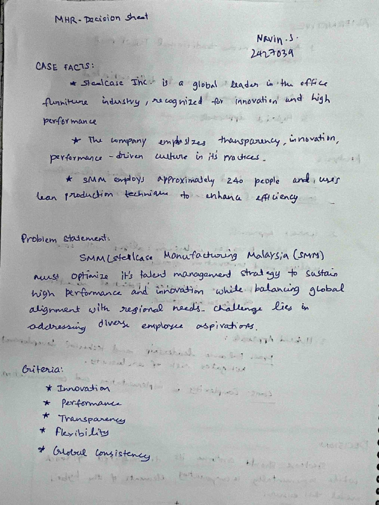 MHR Steelcase 039 | PDF