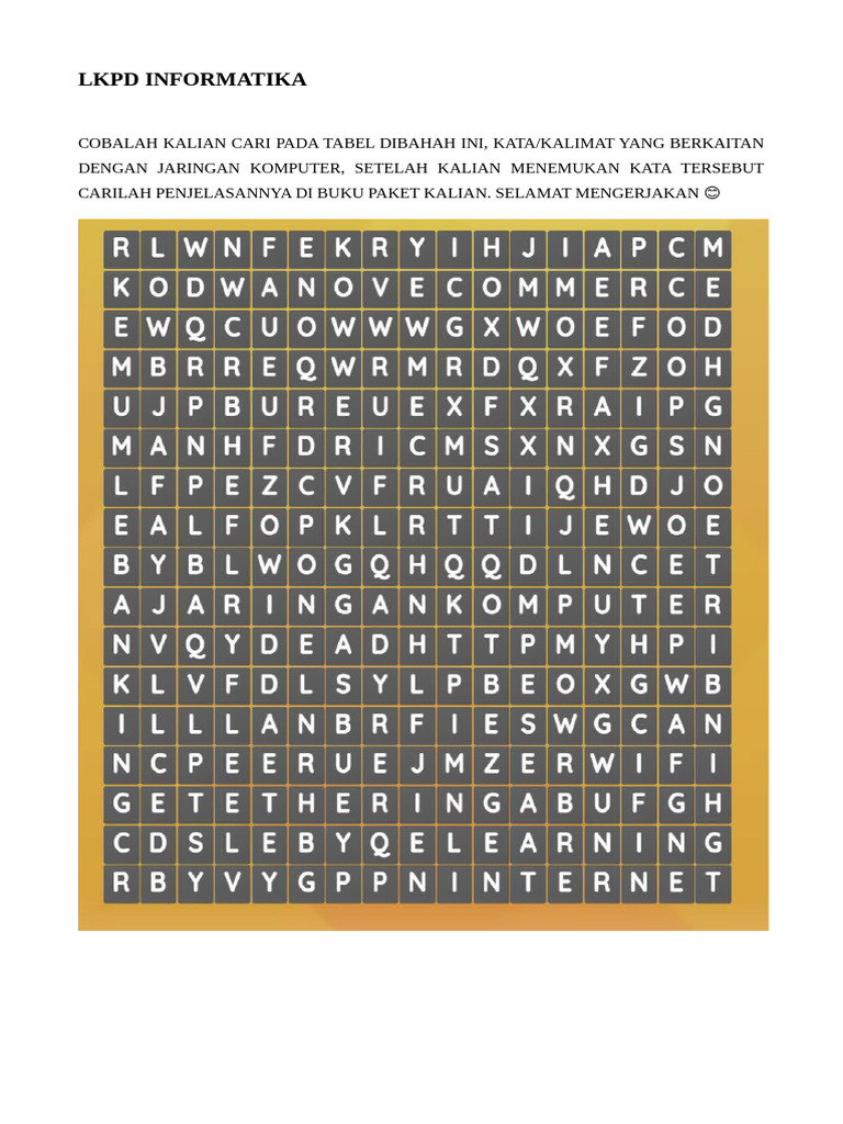 LKPD Informatika | PDF