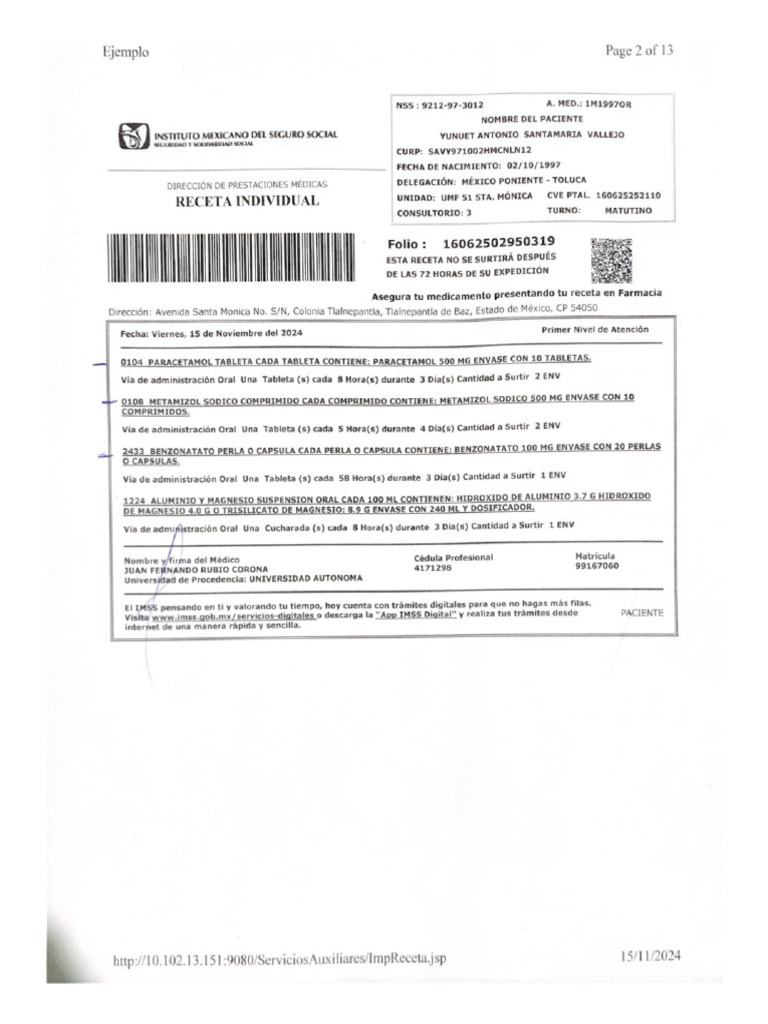 Receta | PDF