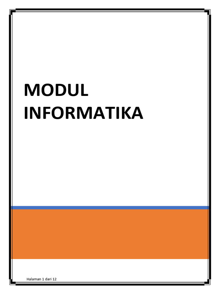 Modul Ajar Kelas 7 Teknologi Informasi Dan Komunikasi | PDF