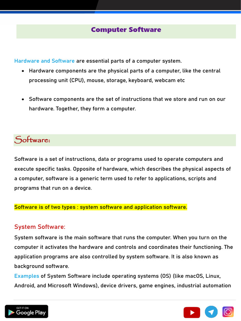 Computer Software - 44698286 - 2024 - 10 - 23 - 10 - 59 | PDF | Operating System | Computer Program