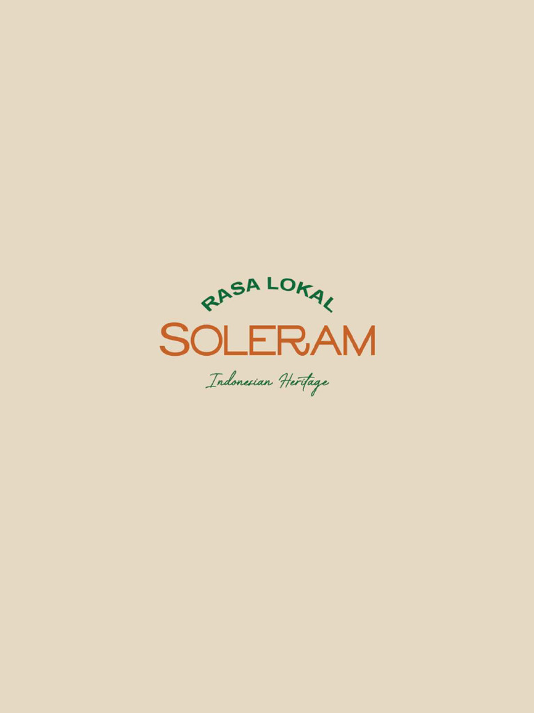 Menu Soleram 2023 | PDF