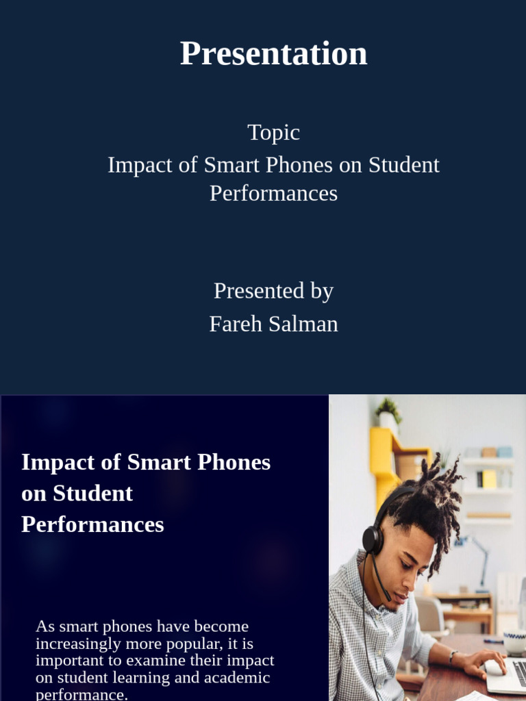 Final Presentation | PDF | Learning | Smartphone