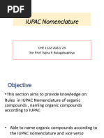 IUPAC Nomenclature | PDF