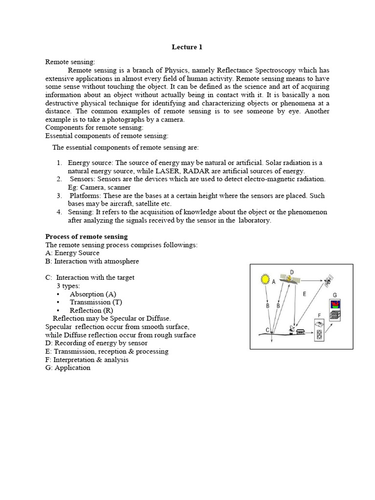 Soil 509 Remote Sensing Introduction | PDF | Electromagnetic Radiation | Infrared