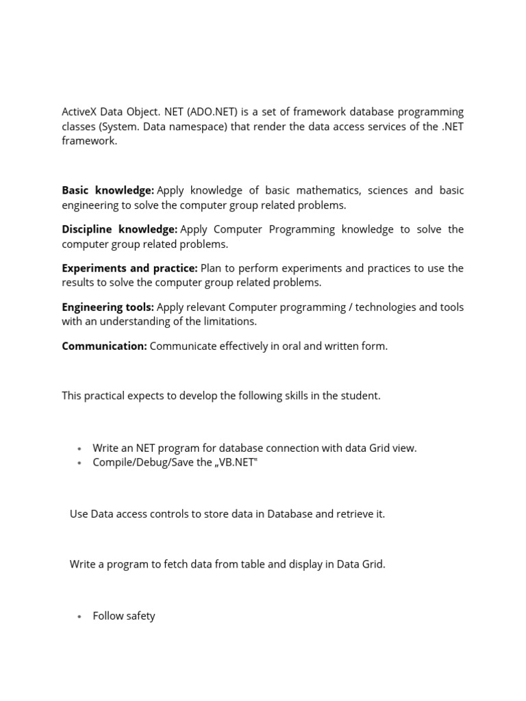 Practical No 24 | PDF | Databases | Microsoft Access