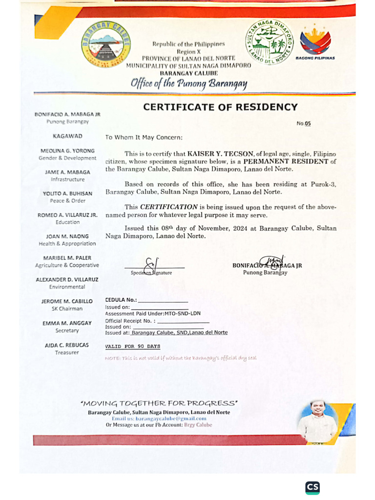 Calube, SND, LDN Certificate | PDF