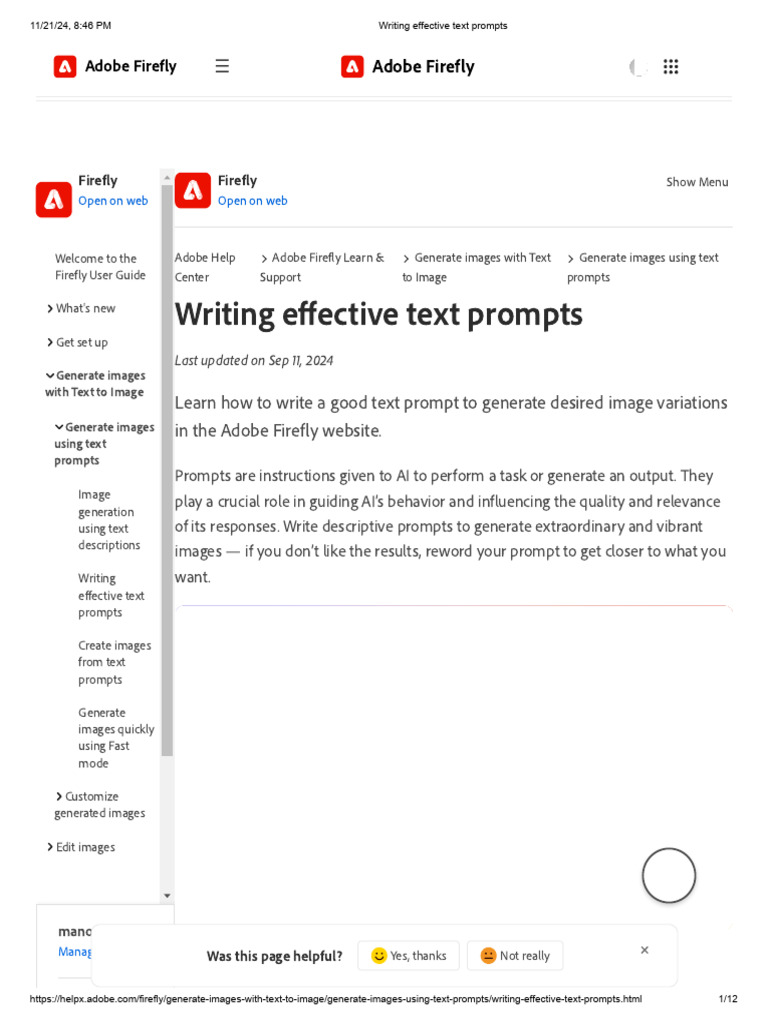 Effective Text Prompts for Image Generation | PDF