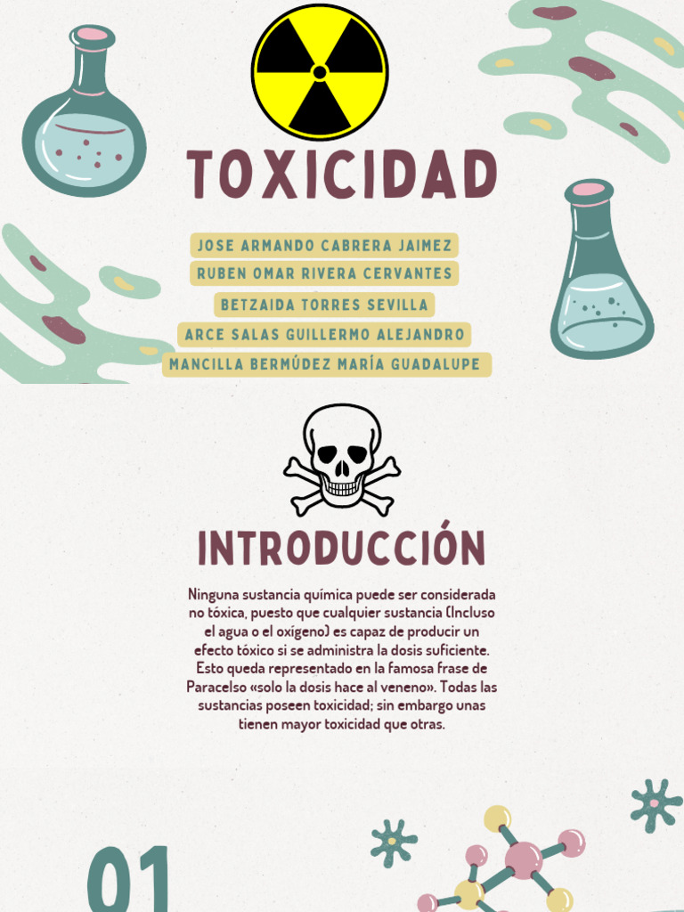 Toxicidad Presentación | PDF | Toxicidad | Arsénico