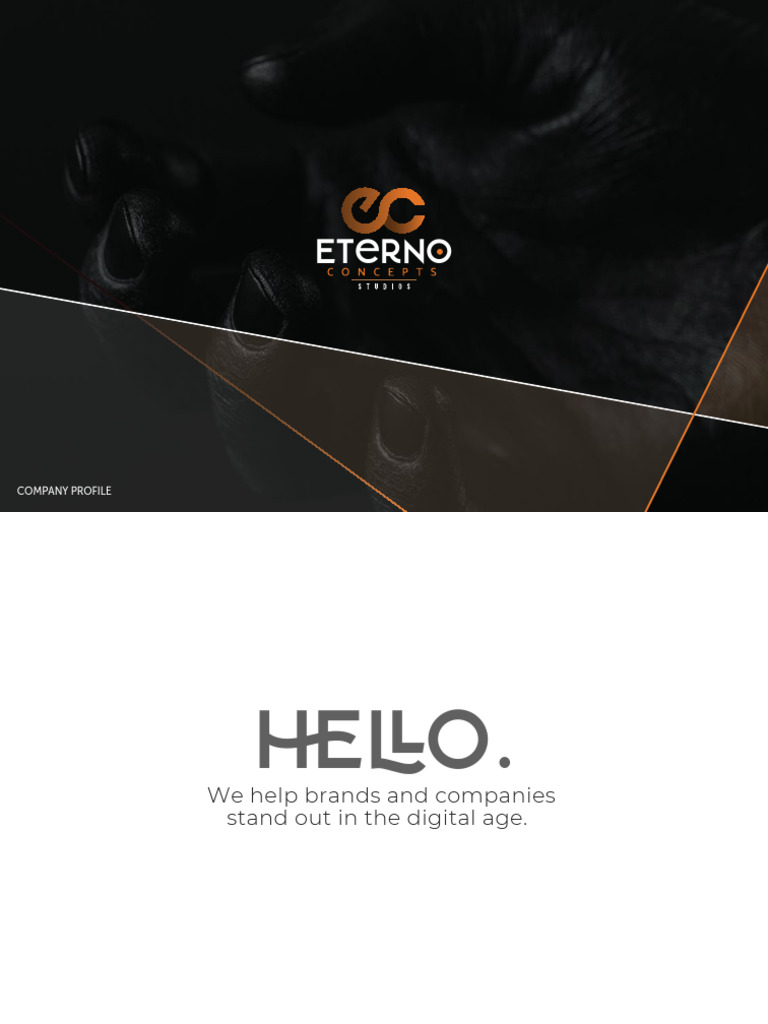Eterno Concepts Company Profile 2024 | PDF | Brand | Advertising
