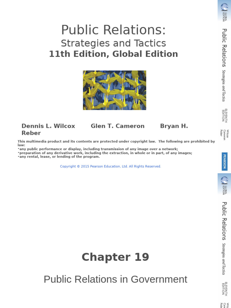 11thed Wilcox PPT Chapter19 | PDF | Public Relations | Public Sphere