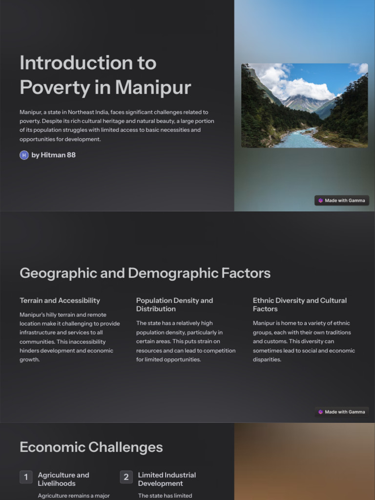 Introduction To Poverty in Manipur | PDF | Poverty | Poverty & Homelessness