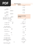 Advanced Higher Physics Relationships Sheet | PDF | Metals | Redox