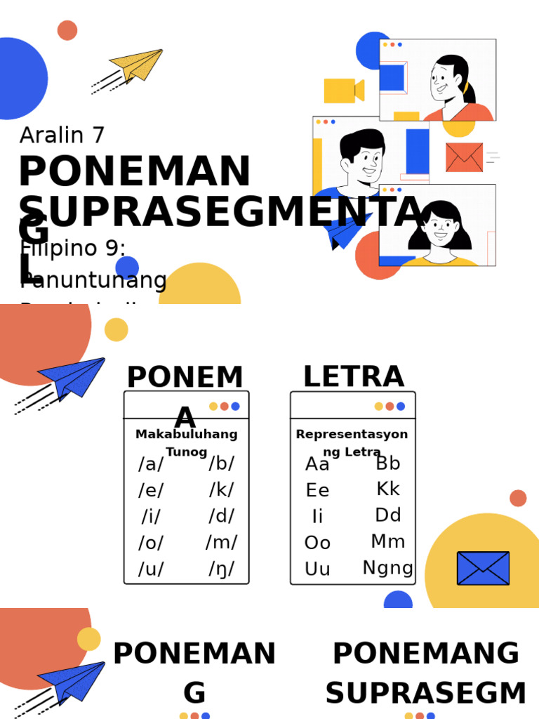 Aralin 7 - Ponemang Suprasegmental | PDF