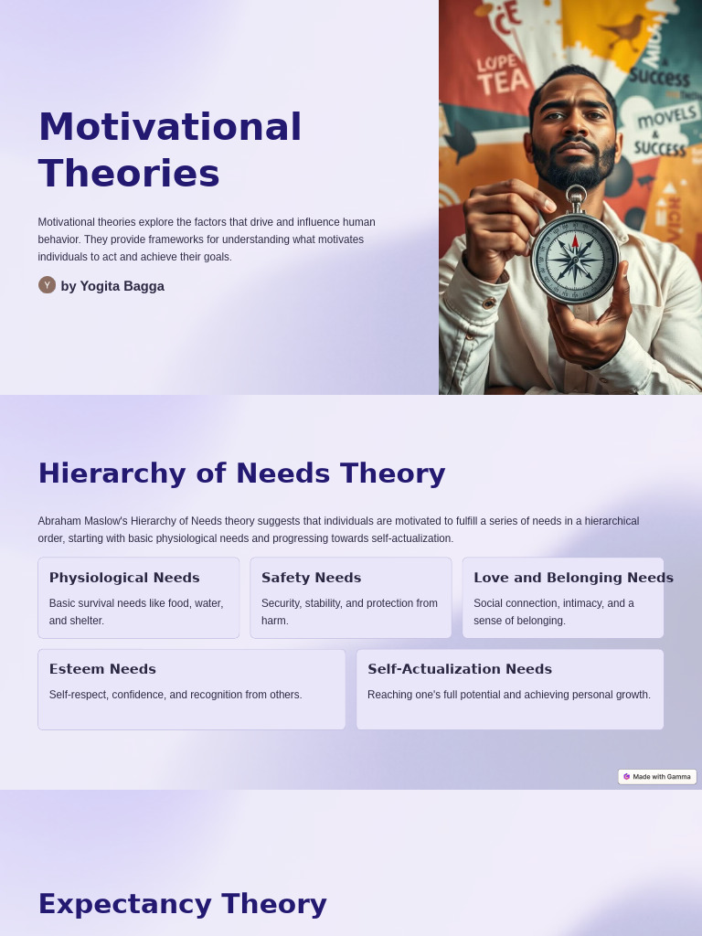 Motivational Theories | PDF | Motivational | Motivation