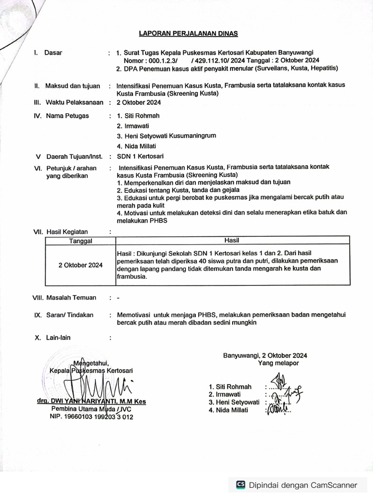 LHK Screening Kusta Okt 24 | PDF