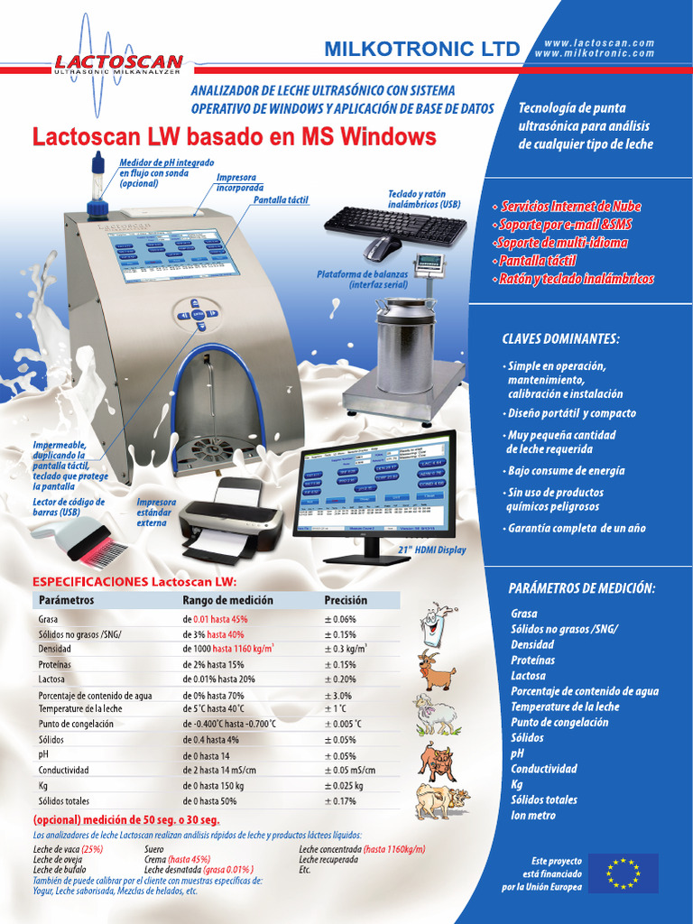 Brochure_LW_ES lactoscan | PDF