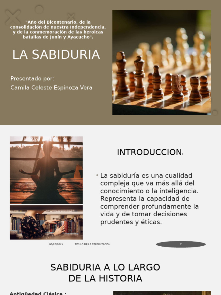 La Sabiduría: Clave para la Vida Moderna | PDF | Sabiduría ...