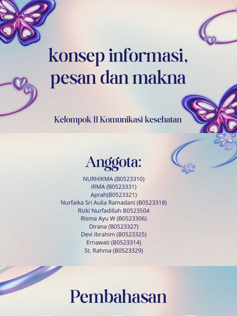 Konsep Informasi, Pesan Dan Makna - 20240318 - 205100 - 0000 | PDF