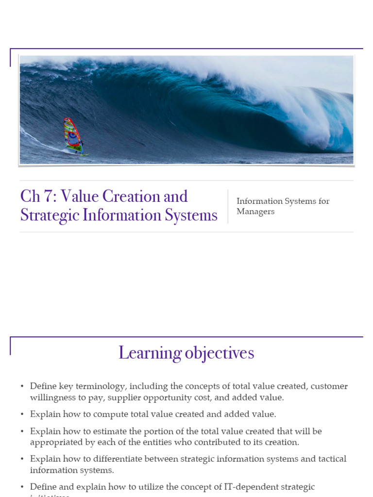 7_Ch7_AddedValue | PDF | Competitive Advantage | Business