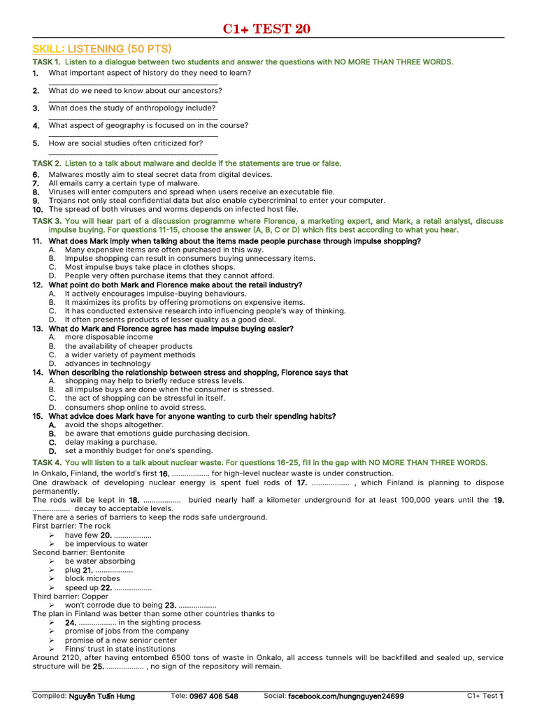 (C1+) Test 20 K | PDF | Socrates | Malware