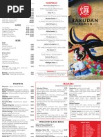 Incanta Menu Br693txx | PDF | Sushi | Tofu