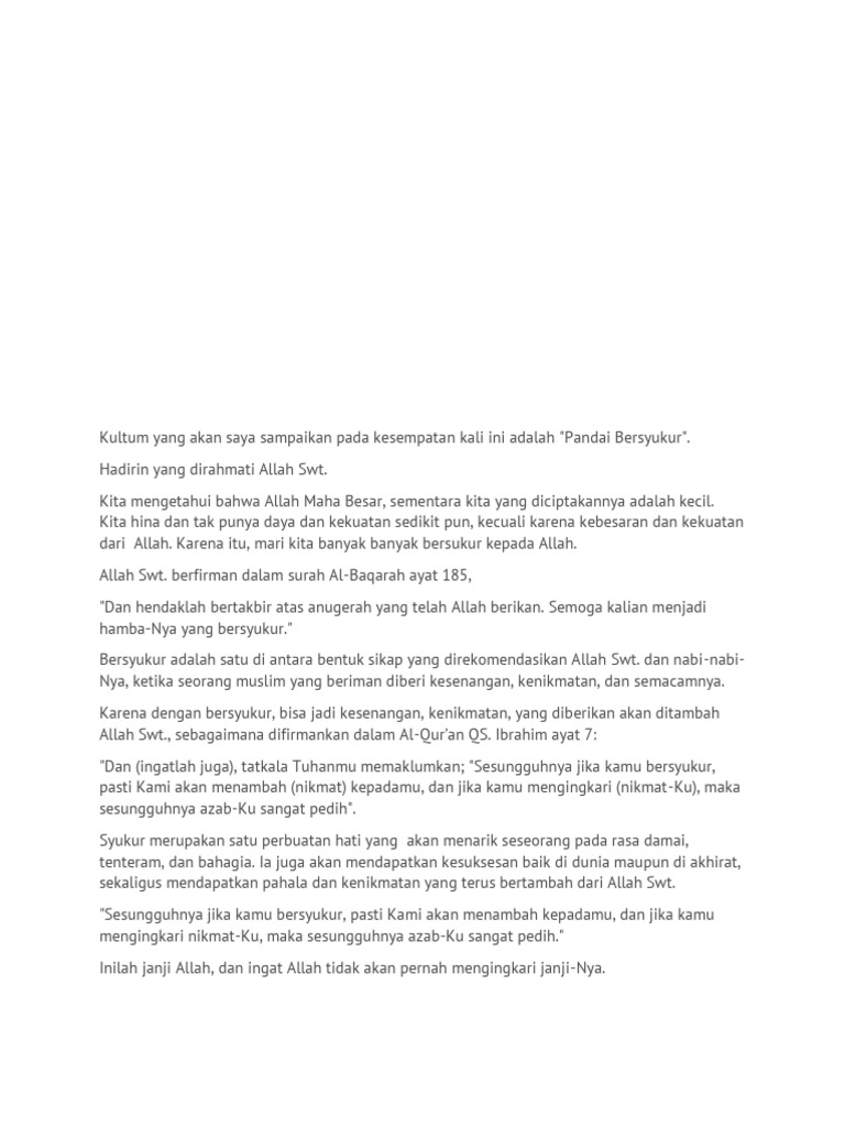 Zaidan Muhammad (Ceramah) | PDF | Gaya Hidup