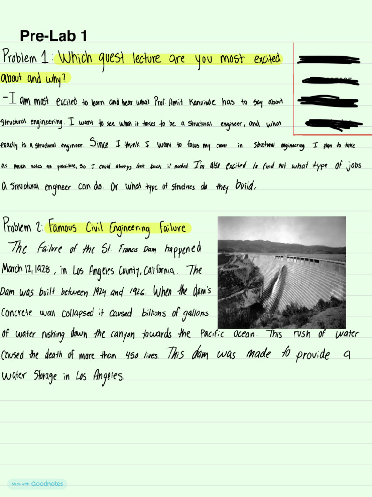 Pre-lab 1 | PDF | Cognition | Learning