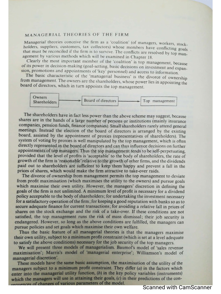 Baumol Model Notes | PDF