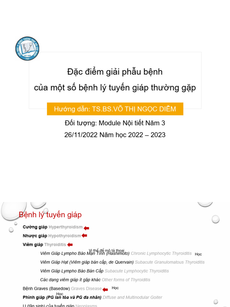 TH. GPB Một Số Bệnh Lý Tuyến Giáp | PDF