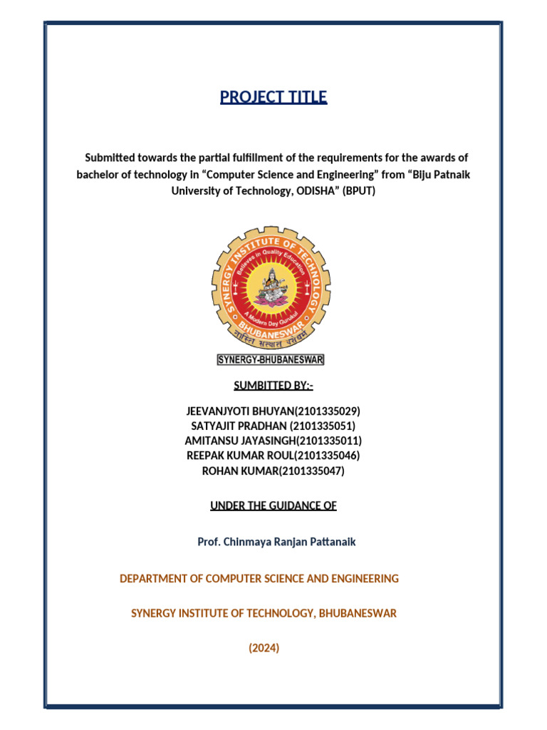 PROJECT - REPORT - Modern Web Technologies | PDF | Engineering | Computing