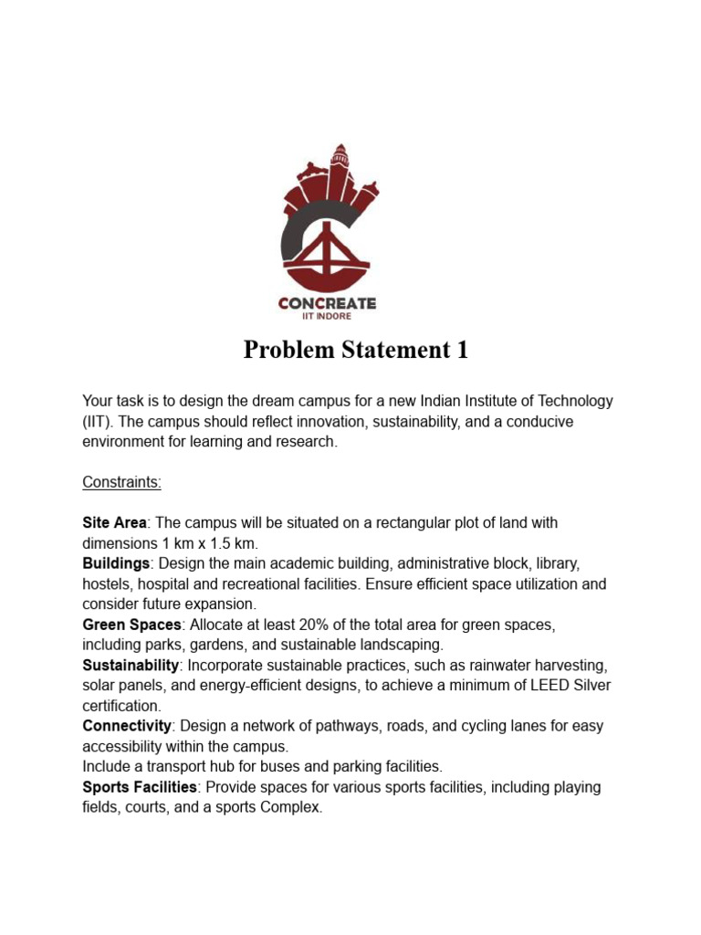 Problem Statement 1 | PDF Problem Statement 1 | PDF