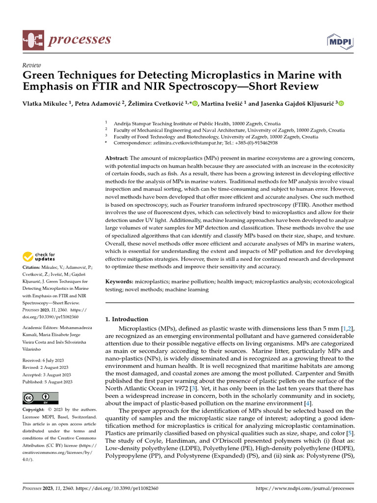 Speactral Analysis (NIR SPECTROSCOPY) | PDF | Polyethylene | Polystyrene